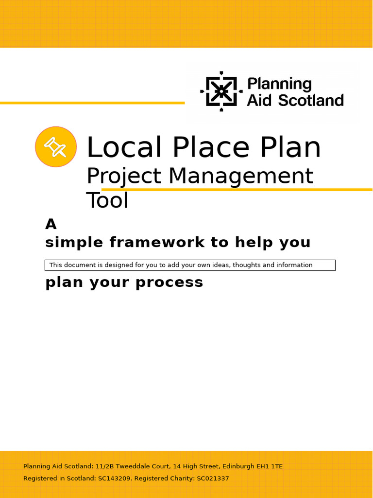 Local Place Plan Project Management Tool Planning Aid Scotland Nov 2024 ...