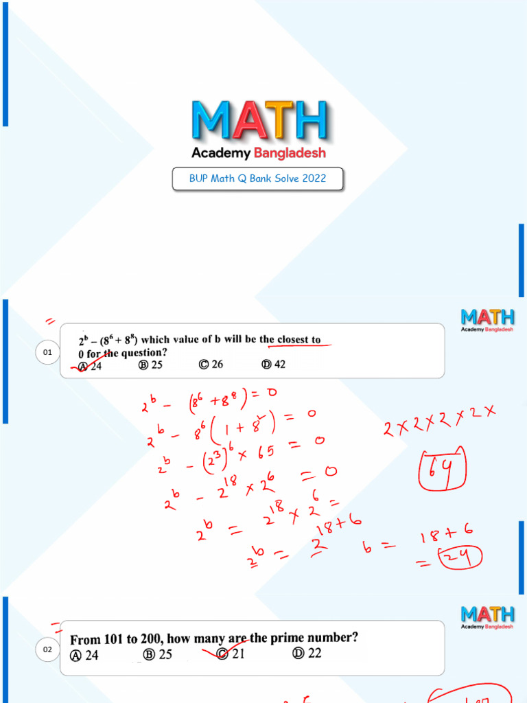 BUP 22 Math Analysis | PDF