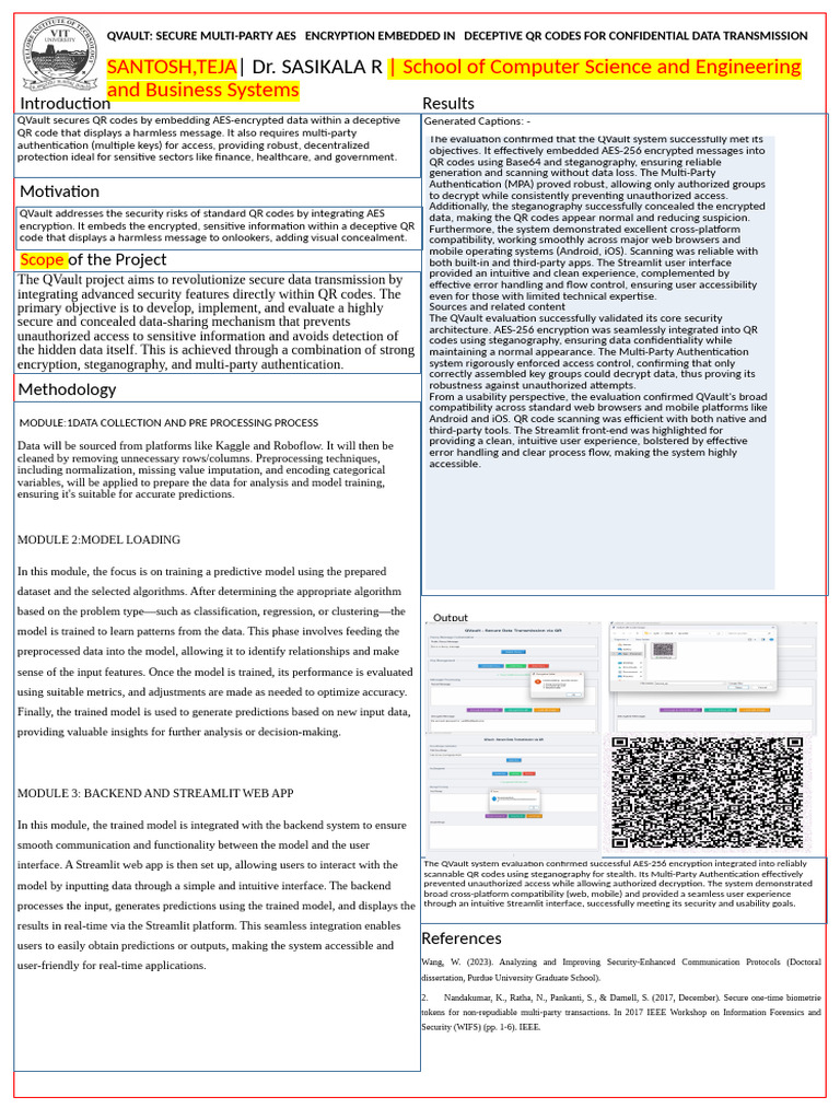 Poster Template Final | PDF | Encryption | Qr Code