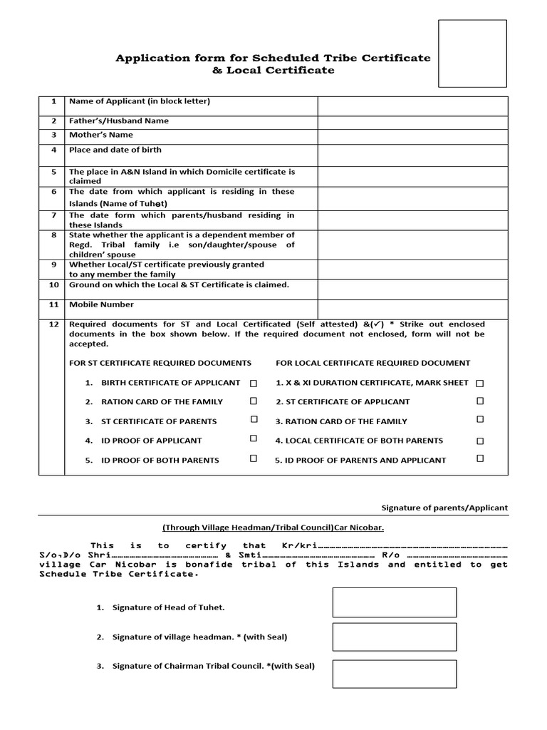 ST & Local Forms | PDF