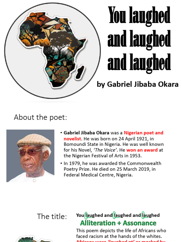 Analysis of "You Laughed and Laughed" | PDF | Poetry | Laughter