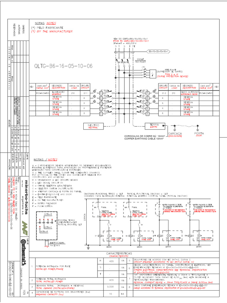 Ex Ca23 17B DWG Ele 103 R01 | PDF