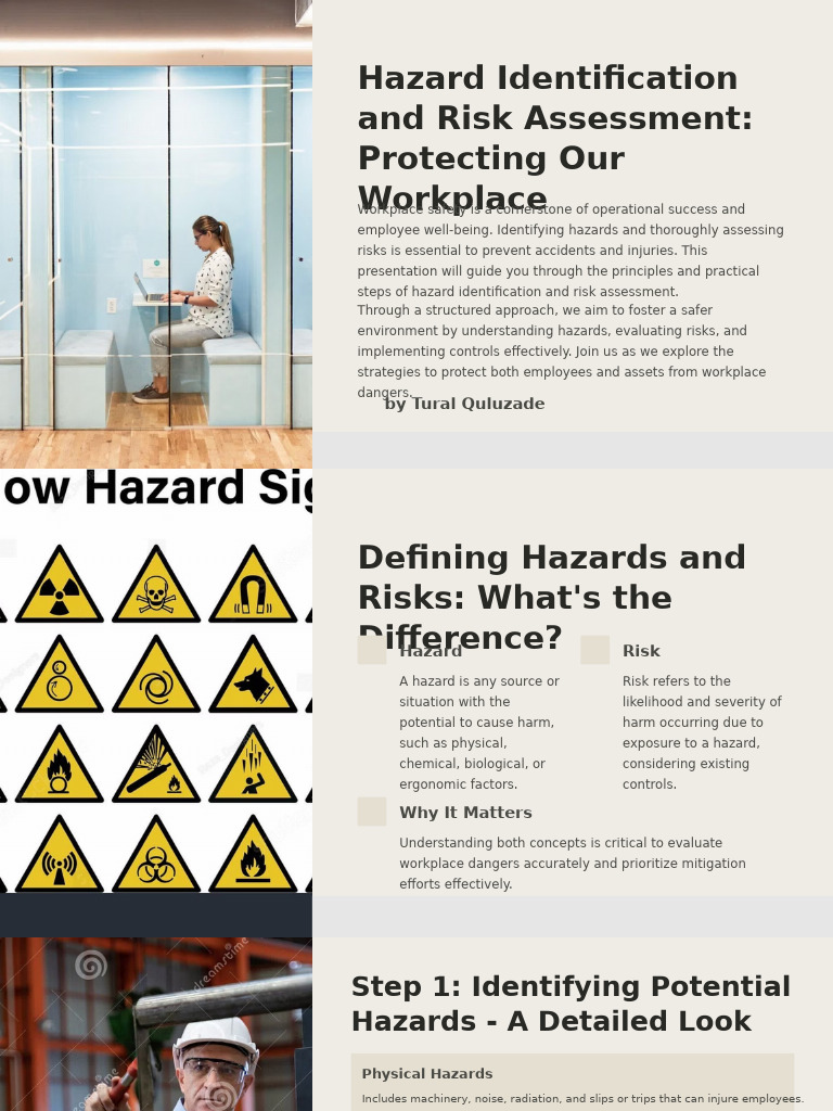 Workplace Hazard Risk Assessment Guide | PDF | Personal Protective ...