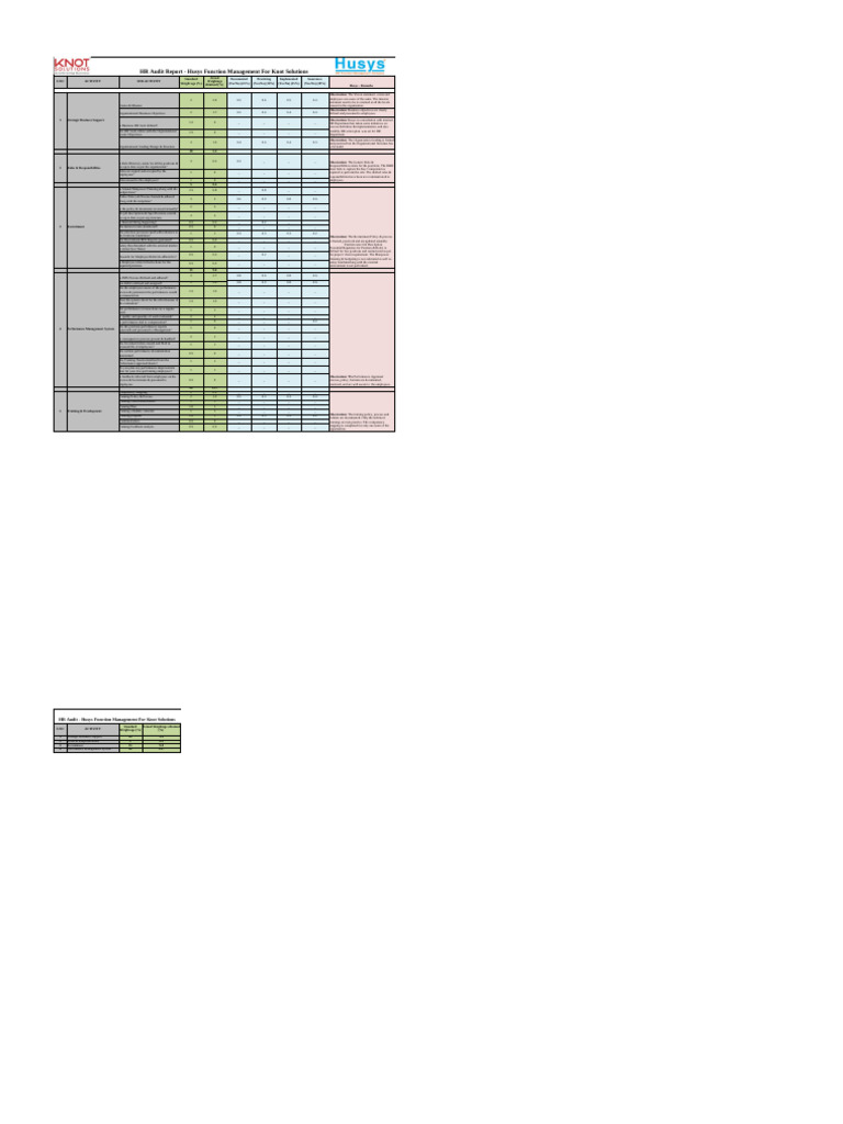HR Audit Report - Knot Solutions | PDF | Performance Appraisal ...