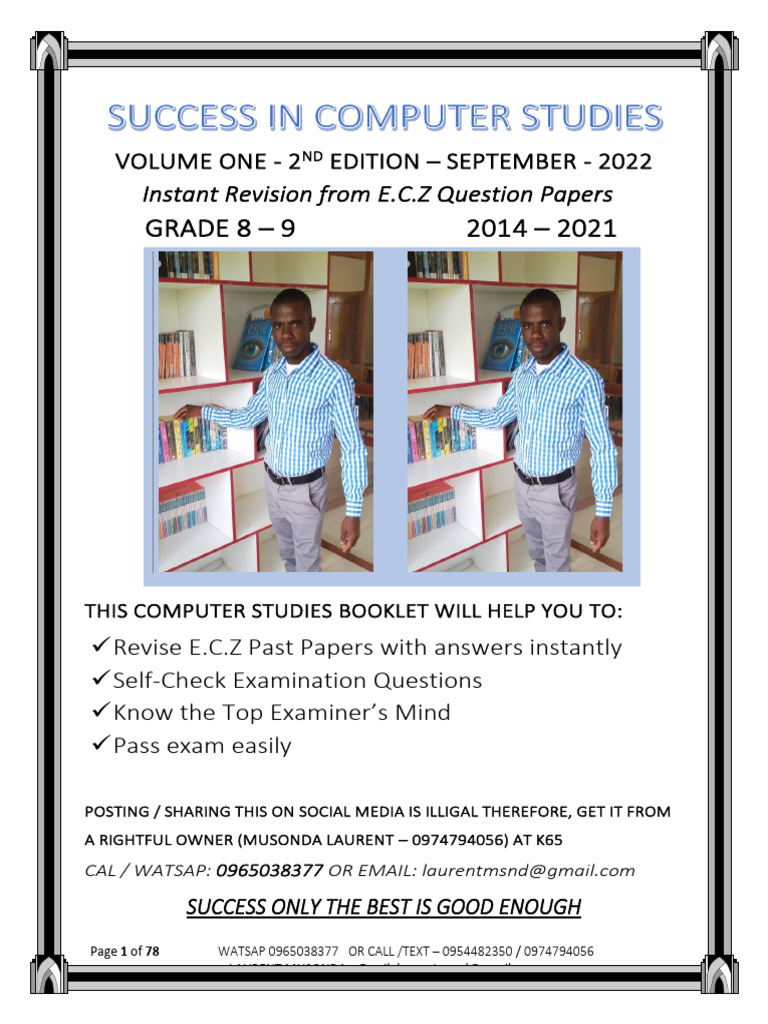 Success in g9 Computer (2015 - 2021) | PDF | Computer Data Storage | Input/Output