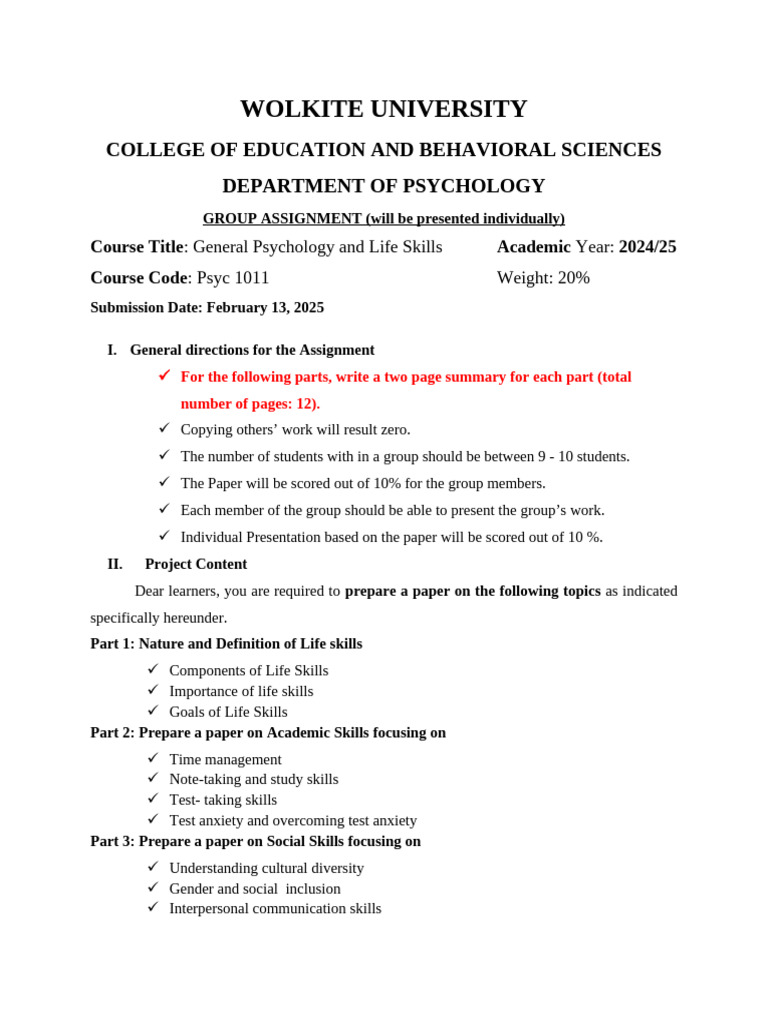 Assignement 2025 | PDF