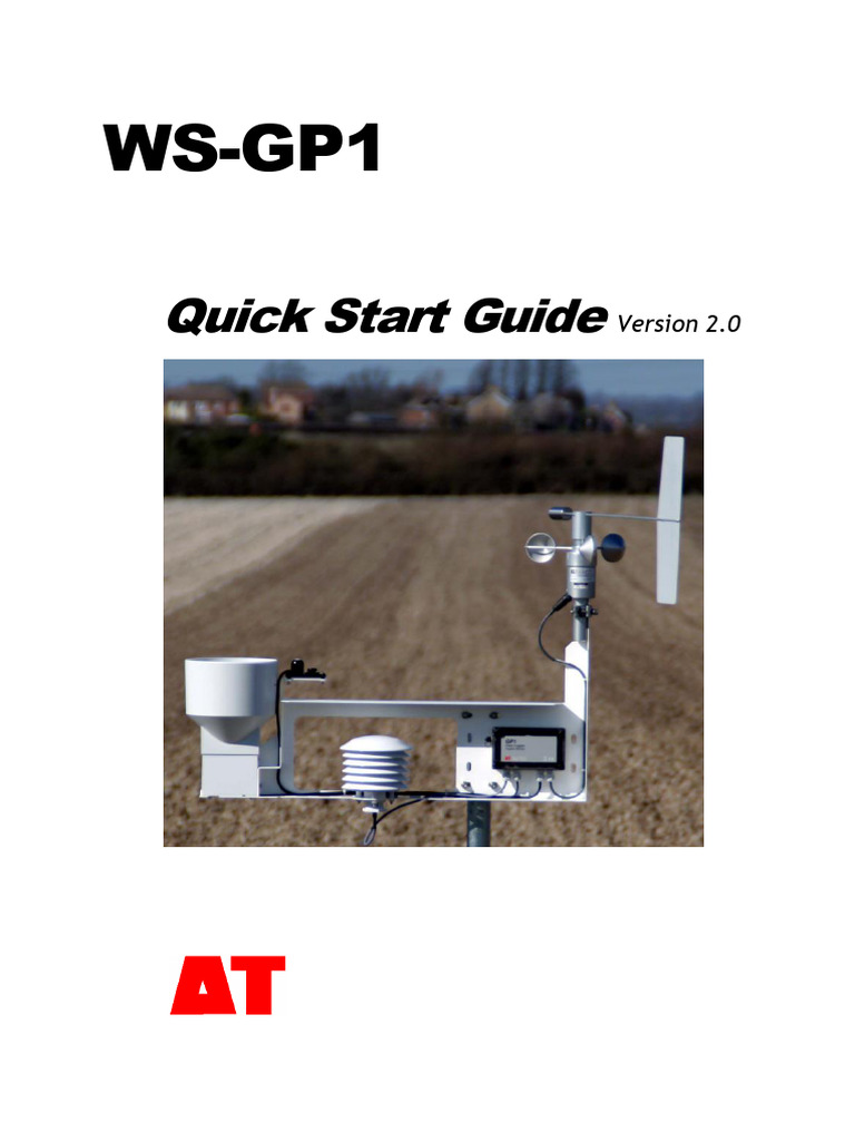 WS-GP1 Quick Start - Guide v2.0 | PDF | Compass | Microsoft Excel