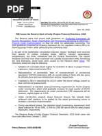 CRE CRE-RRE IRAC Risk Provisioning Examples RBI 2025 | PDF | Loans ...