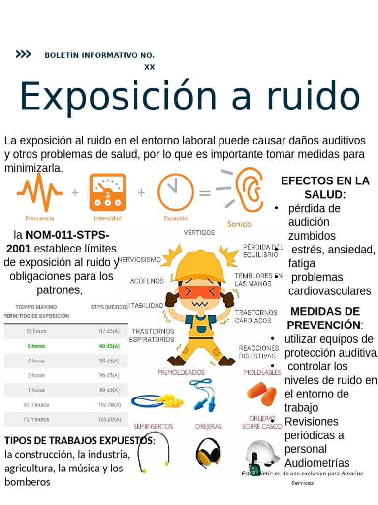 Boletin Exposicion A Ruido Laboral | PDF