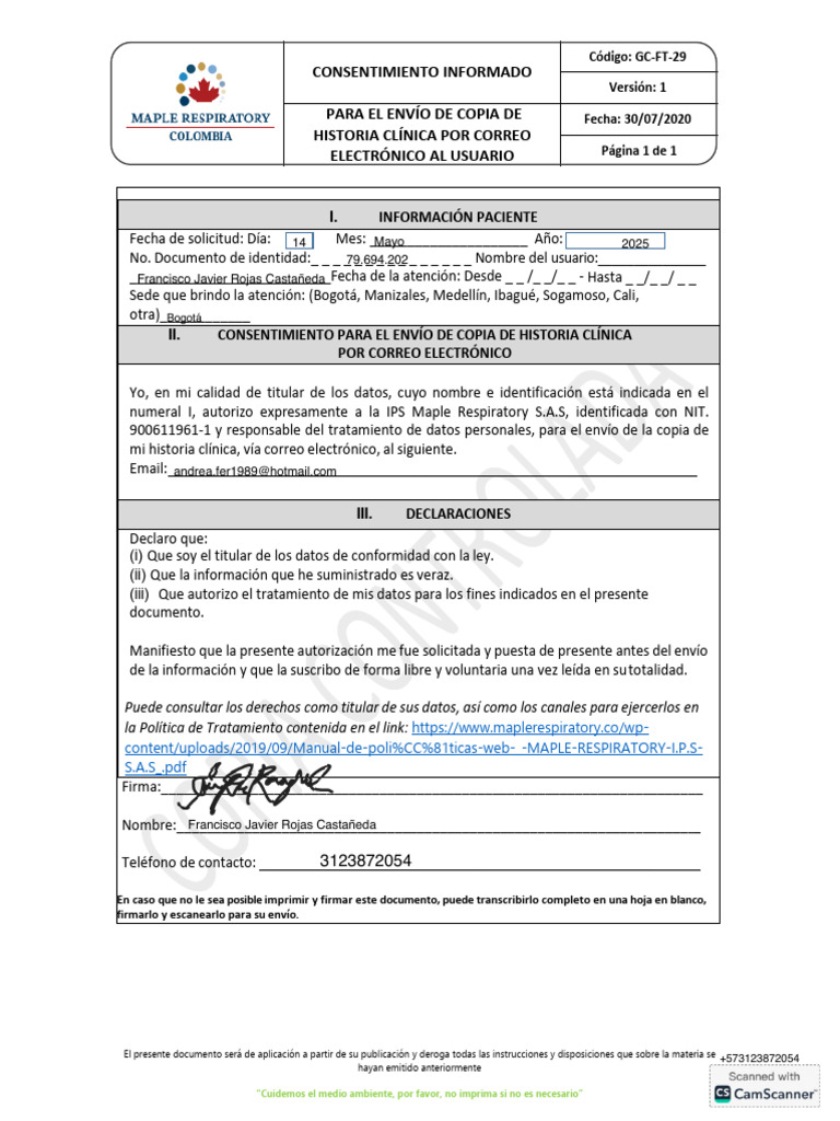 GC FT 2 | PDF | Historial médico