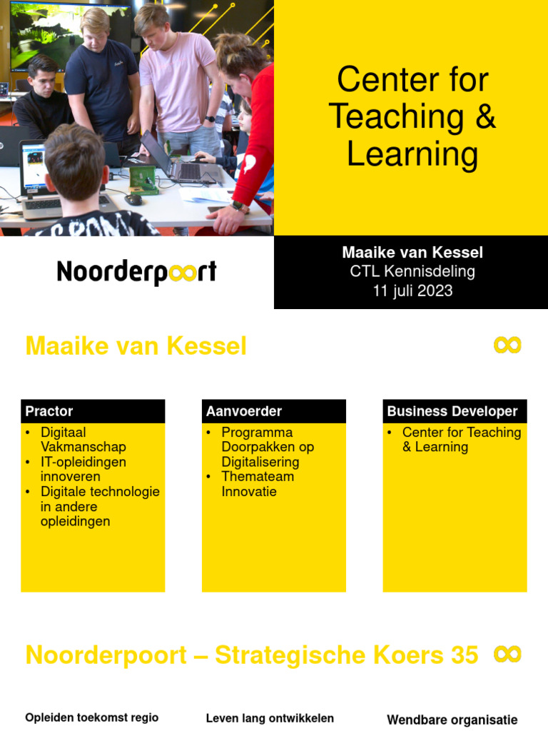 Npuls Noorderpoort Kennisdeling 11 Juli | PDF