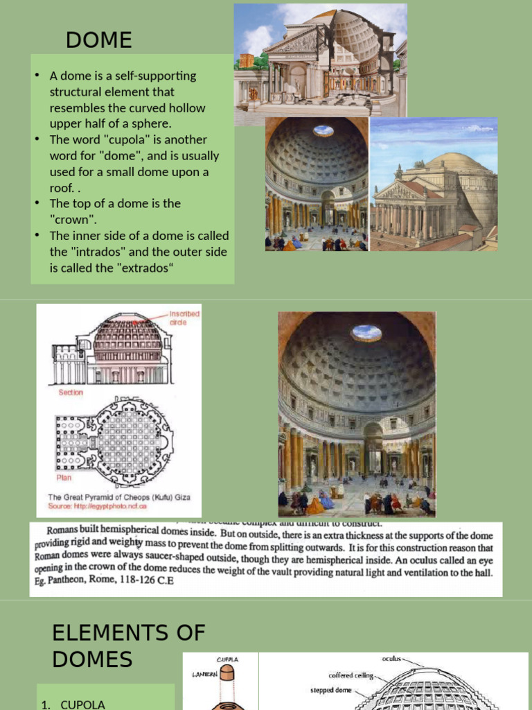 Roman Architecture Domes | PDF