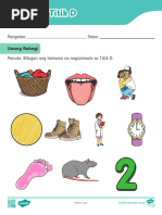 Marungko Worksheet - Titik R | PDF