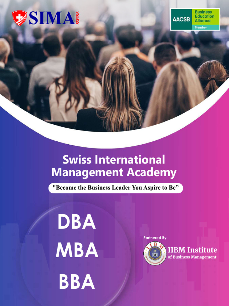 SIMA: Accredited Online DBA Programs | PDF | Master Of Business ...