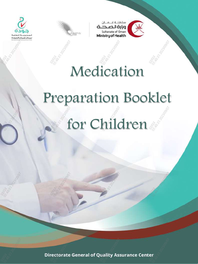 2pediatric Booklet For Medication Preperation | PDF | Health Care ...