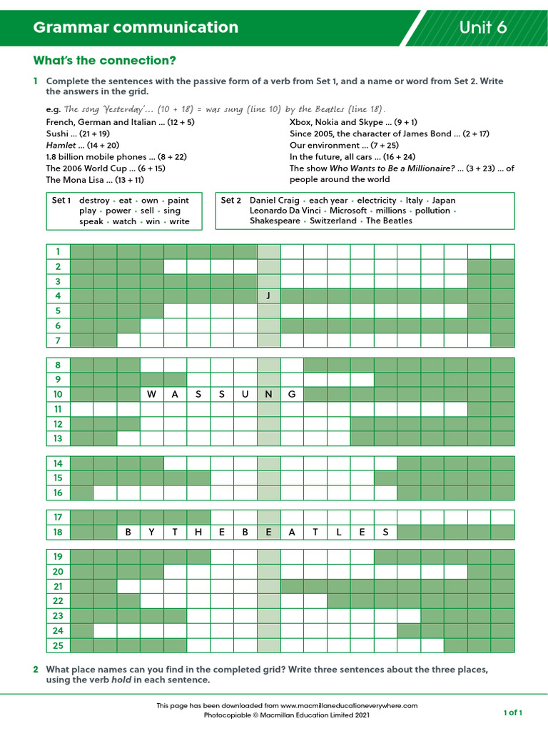 B1PLUS U6 Grammar Communication | PDF