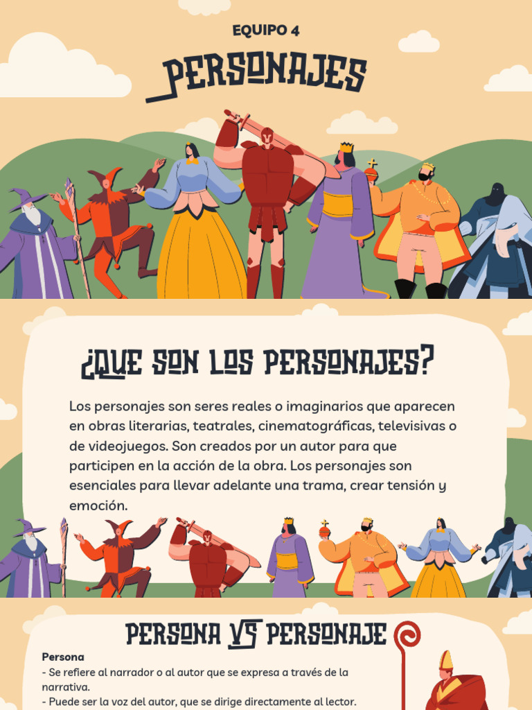 Equipo 4 Personajes 4G - 20250326 - 141900 - 0000 | PDF | Narración ...