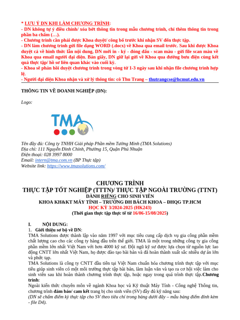 Tma HCM D2 TTNT HK243 | PDF