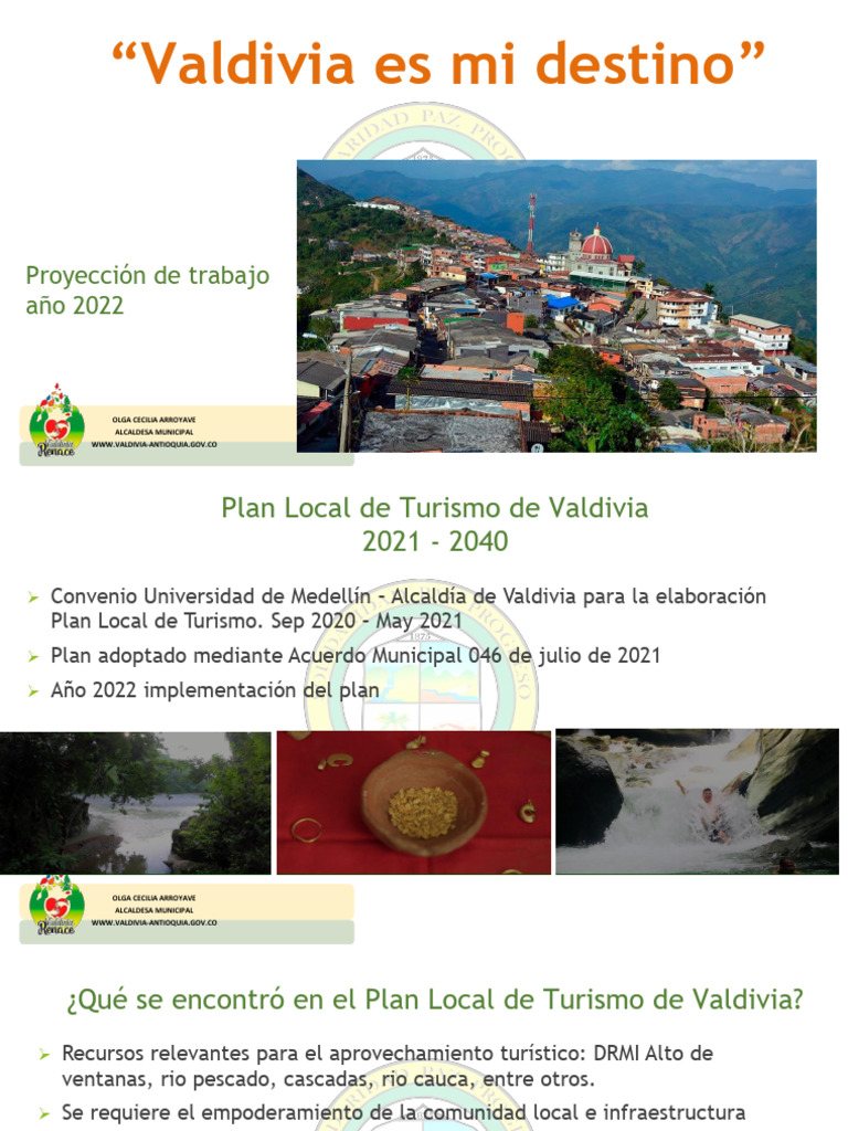 VALDIVIA ES MI DESTINO - Presentación Plan de Trabajo Turismo Valdivia ...