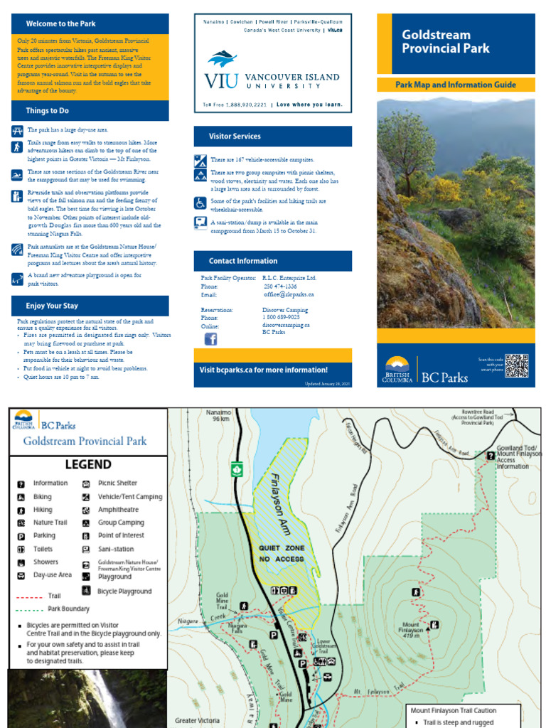 Goldstream Park Brochure c3ccdc950f | PDF | Campsite | Outdoor Recreation