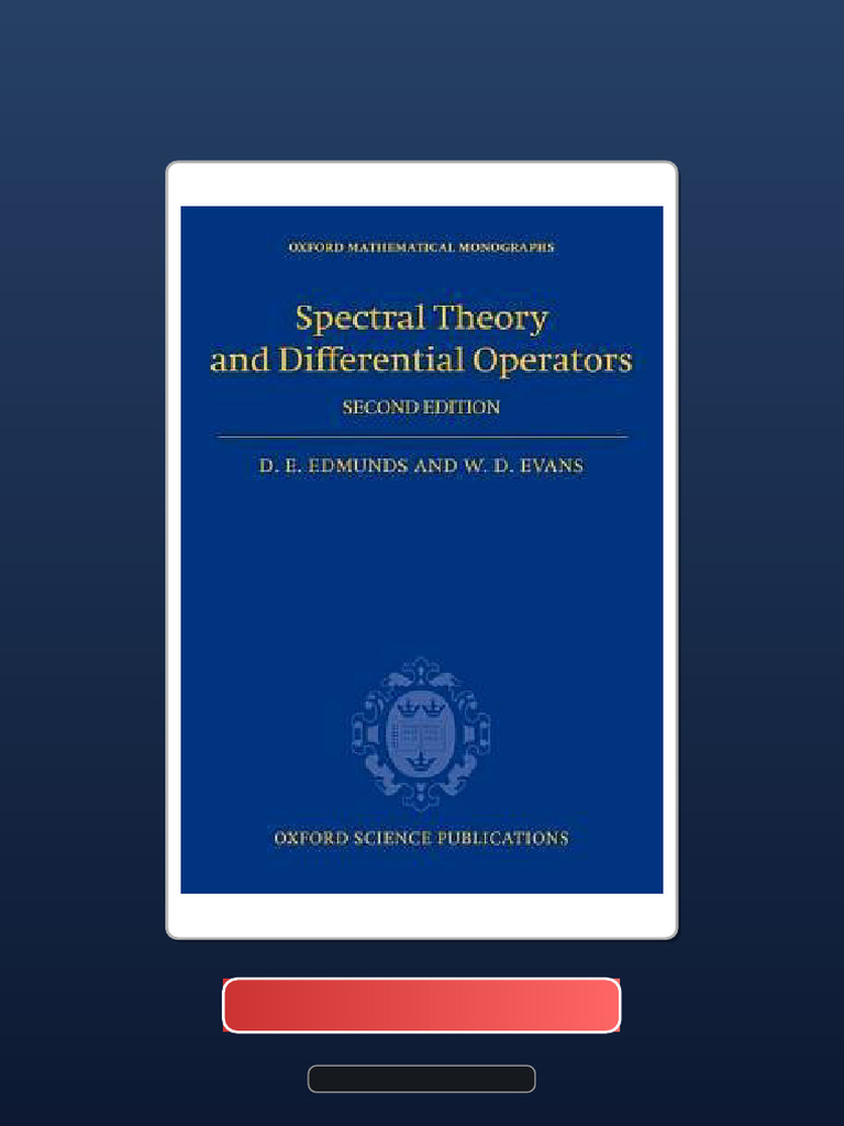 Get Test Bank For Spectral Theory and Differential Operatos 2ndedition ...