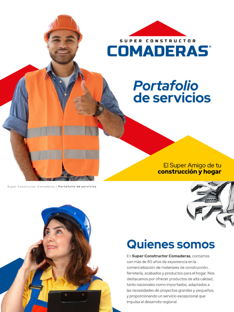 Portafolio Super Constructor Comaderas | PDF