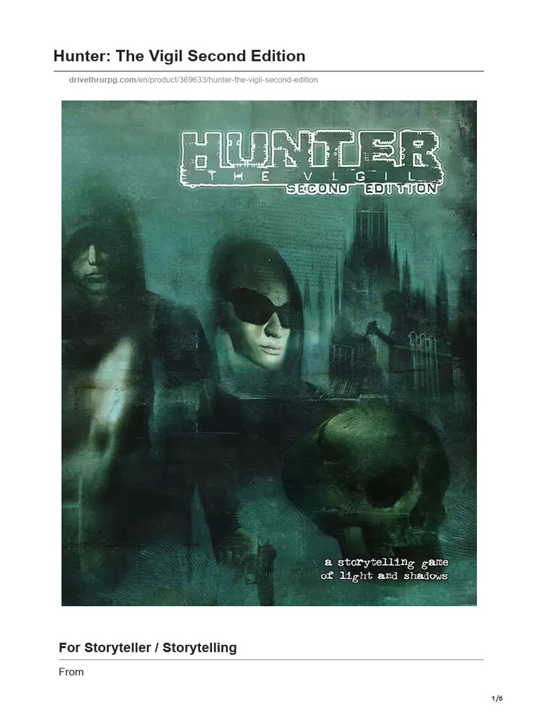 Hunter: The Vigil 2nd Edition Overview | PDF | Gaming | Role Playing Games