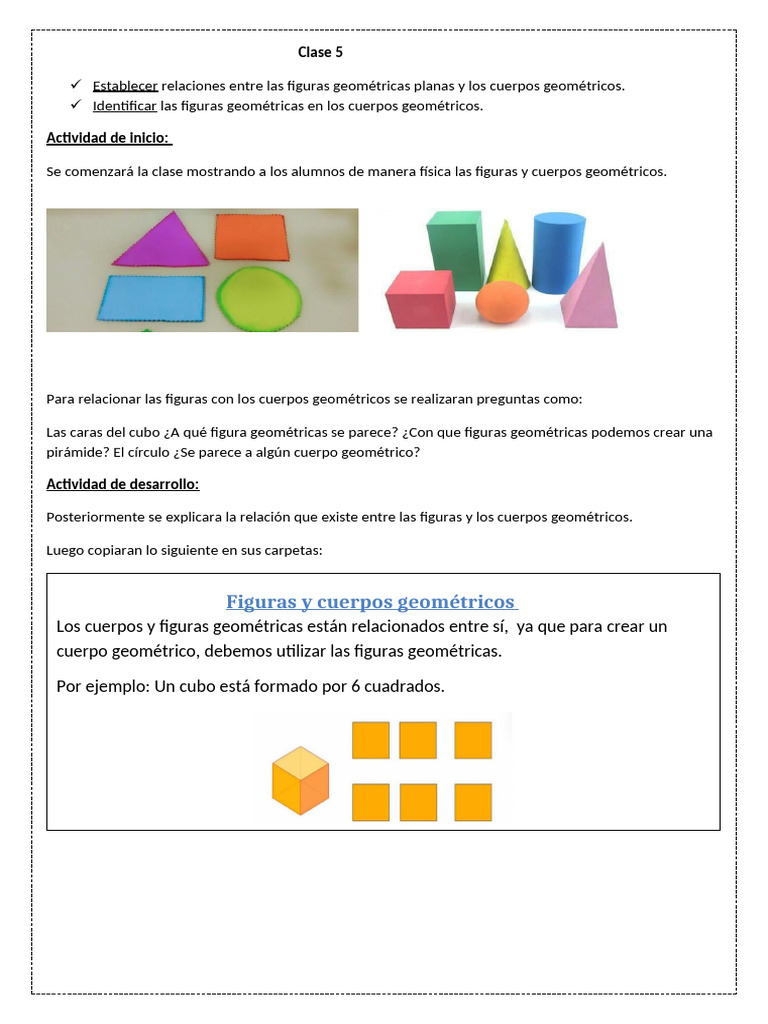 Figuras y Cuerpos Geometricos 2do Grado-3 | PDF | Geometría | Geometría ...