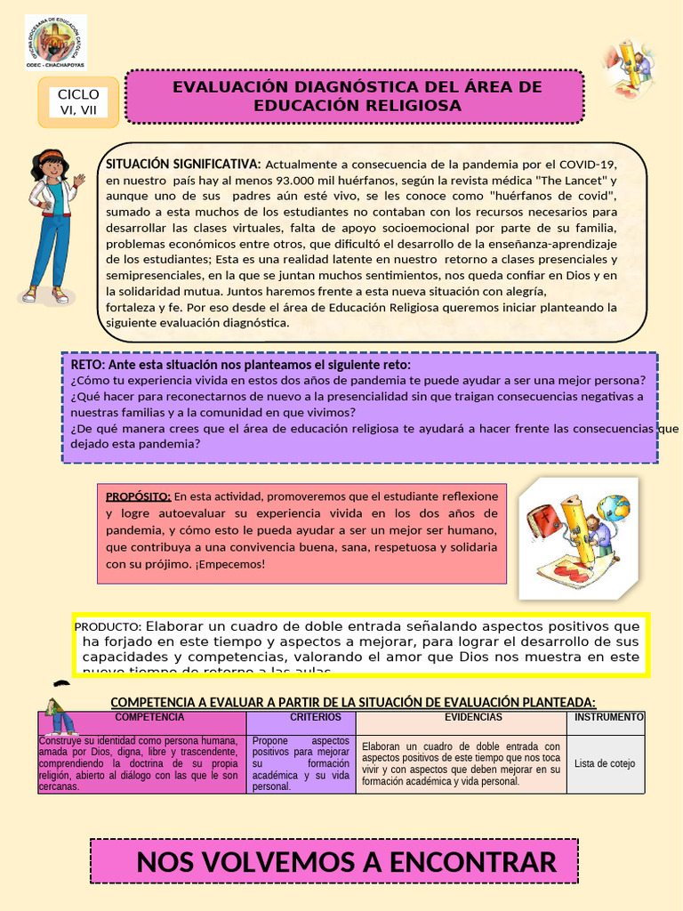 Evaluación Diagnostica | PDF | Amor | Oración