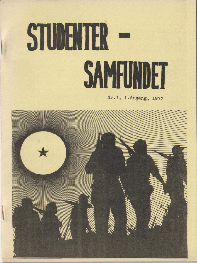 Studenter-samfundet Nr. 1, 1. Årg. 1972 | PDF