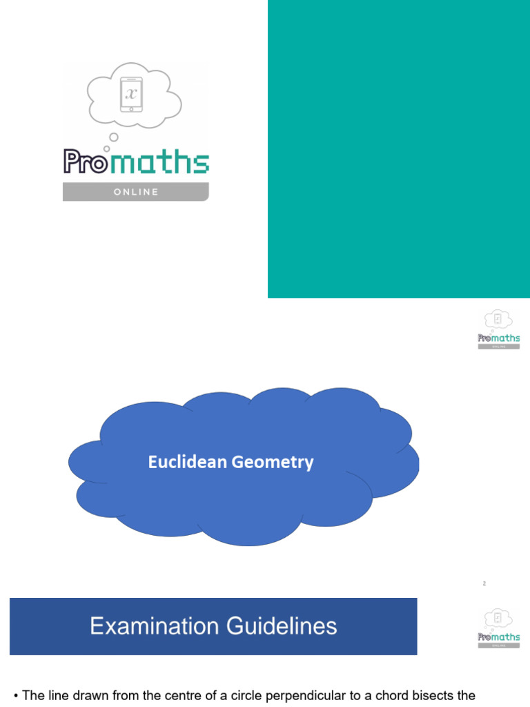 Euclidean Geometry Revision Guide Pdf Circle Geometry