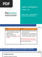 Grade 11 Promaths GRD 11 Trigonometry 2D Problems (15june 2024) | PDF
