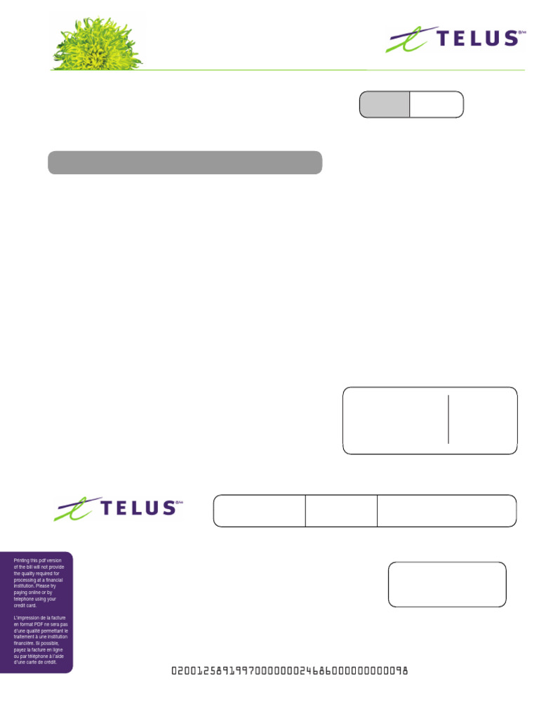 Telus 25891997 2025 04 30 | PDF | Facture | Secteurs du service