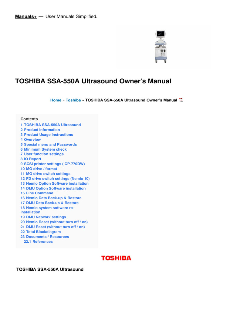 Toshiba Ssa 550a User Manual | PDF | Floppy Disk | Computer File