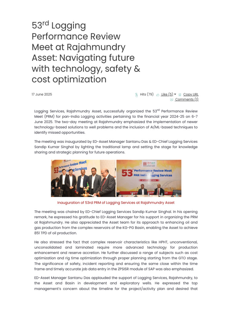 Trending Stories - Reports - en - Reports - Ongc.co - in | PDF