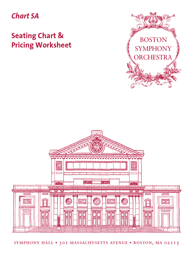 Symphony Hall Seating Chart & Pricing | PDF