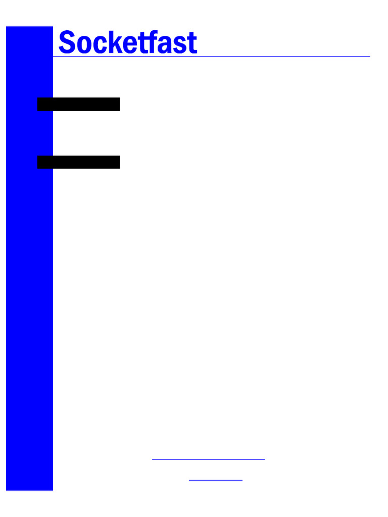 621l Socketfast Installation | PDF | Wire | Rope