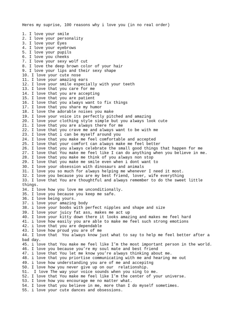 100 Reasons | PDF