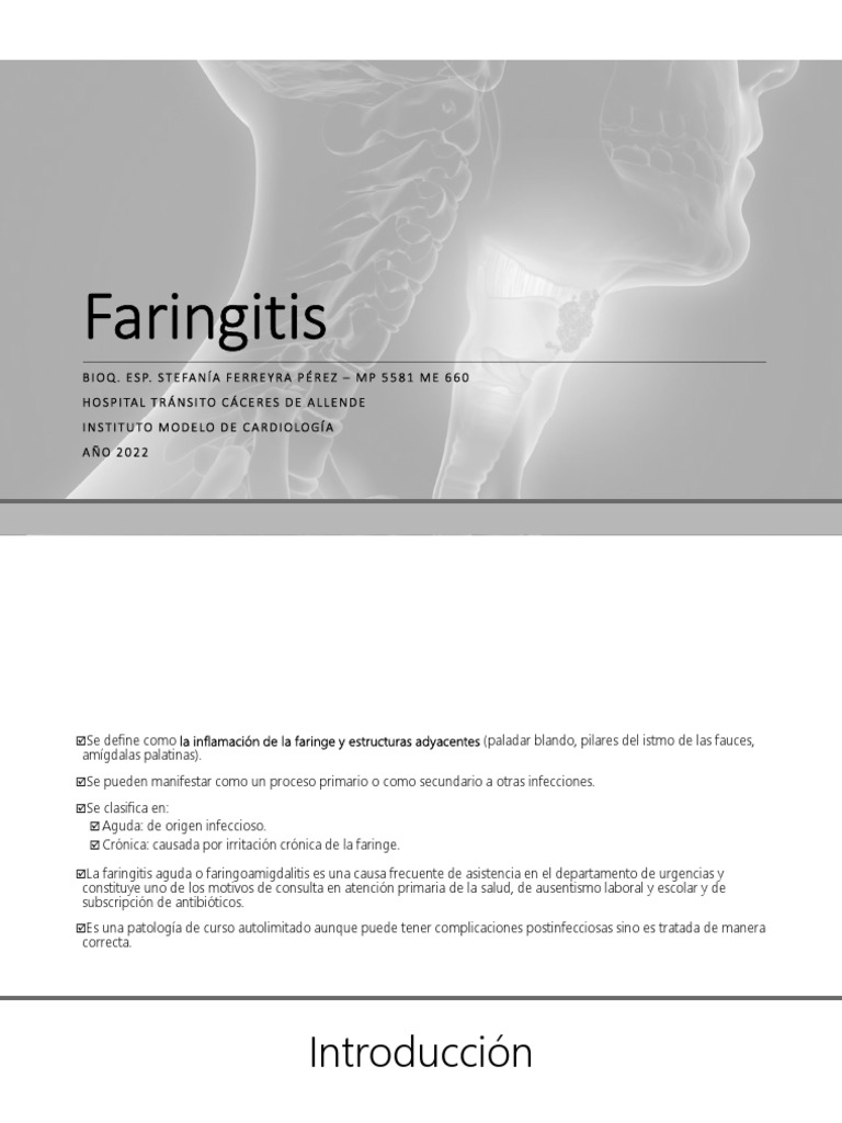 2 - Faringitis | PDF | Candidiasis | Estreptococo