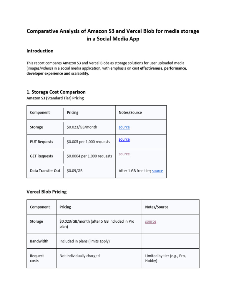Comparitive Analysis AWS Vs Vercel | PDF | Amazon Web Services ...