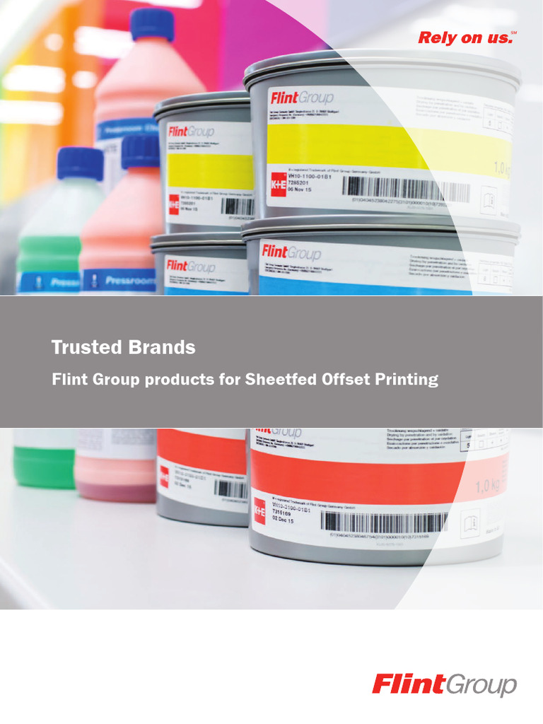 Flint Group Sheetfed Printing Solutions | PDF | Coating | Varnish