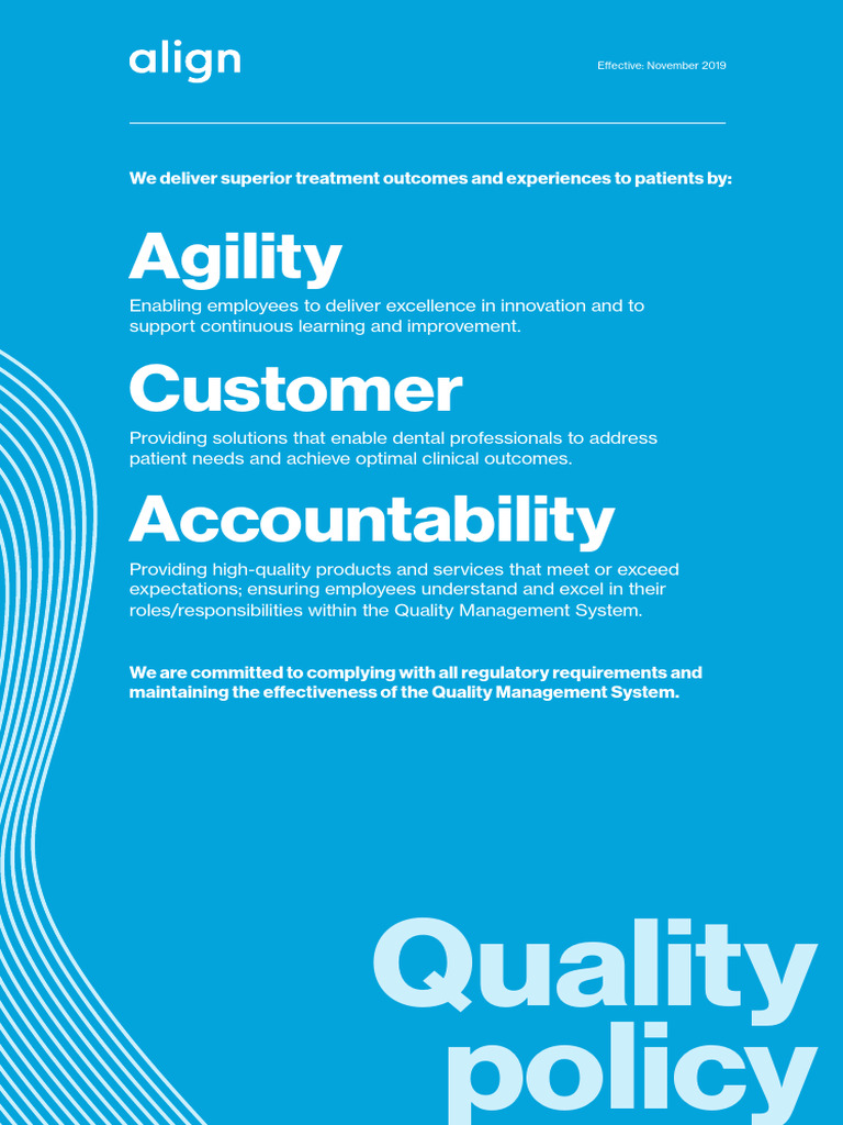Align Quality Policy | PDF
