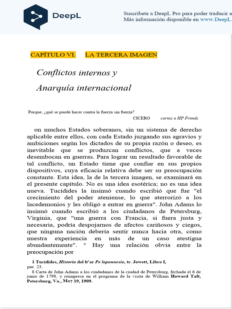 Kenneth N. Waltz - Man, The State and War-CAP 6 ES - Unlocked | PDF ...