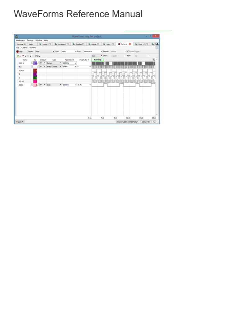 WaveForms Reference Manual | PDF | Amplitude | Root Mean Square