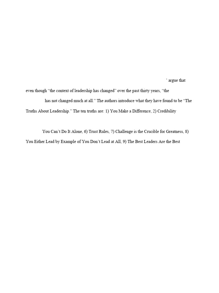 Summary and Response Example | PDF