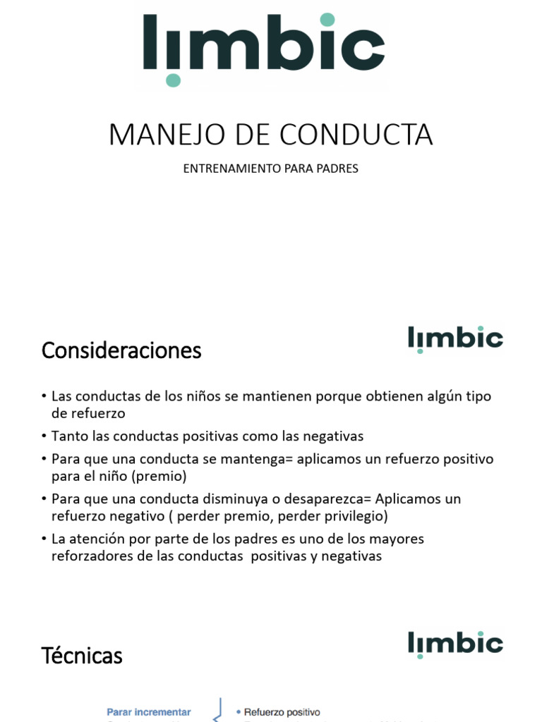 Manejo de Conducta | PDF | Comportamiento