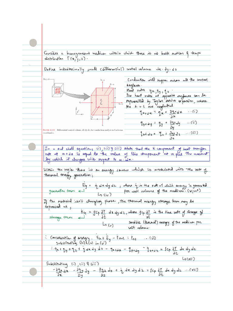 The Heat Diffusion Equation | PDF | Thermal Conduction | Physical Phenomena
