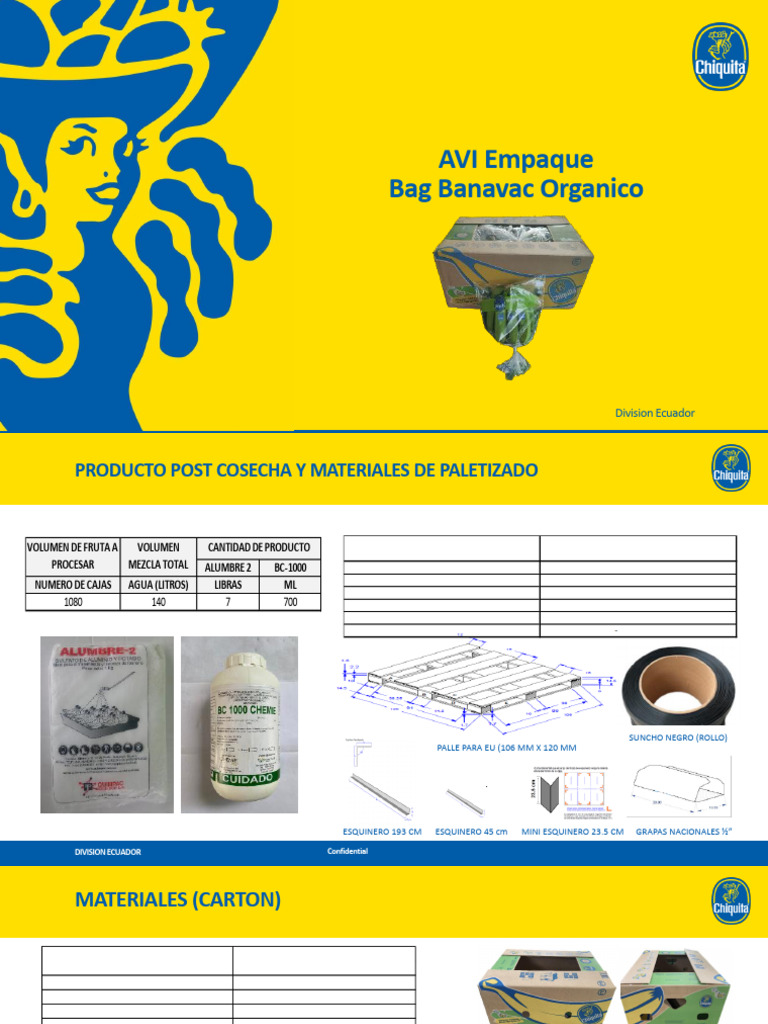 AVI Empaque Bag Banavac Organico | PDF | Papel | Materiales de impresión