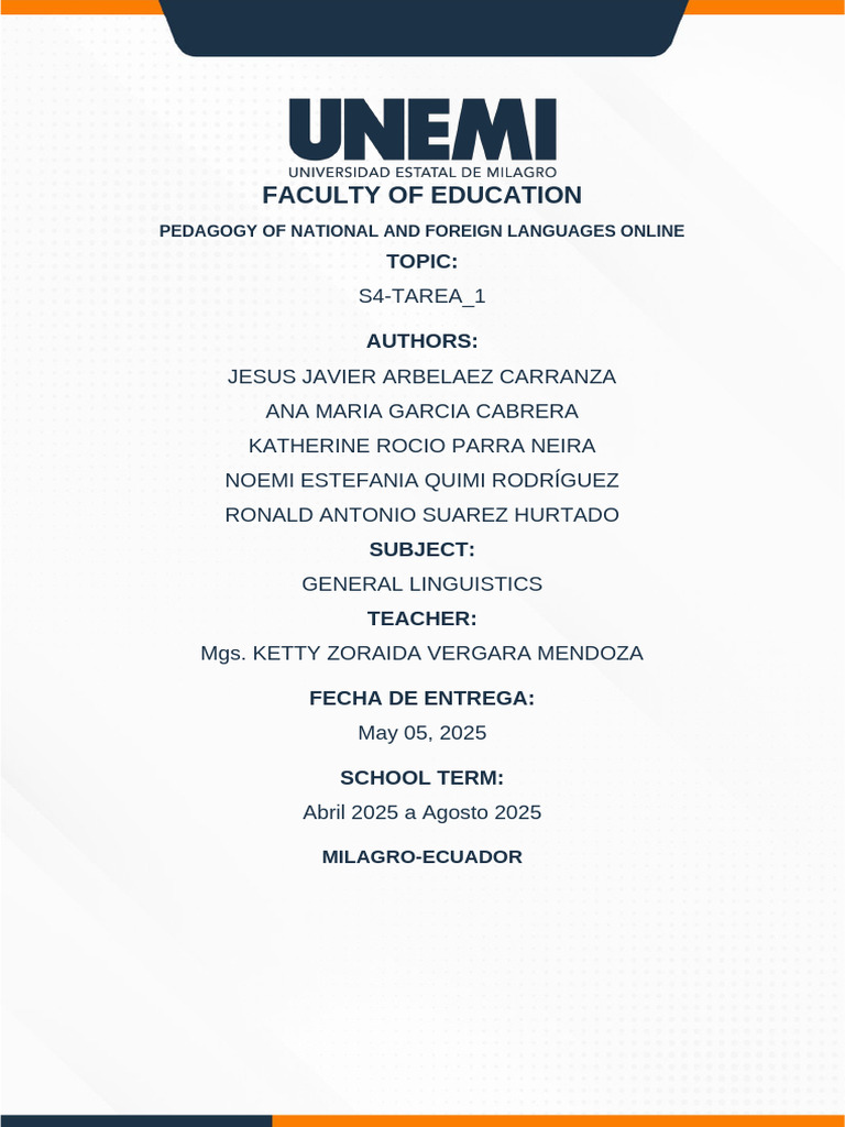 General Linguistic - s4 | PDF