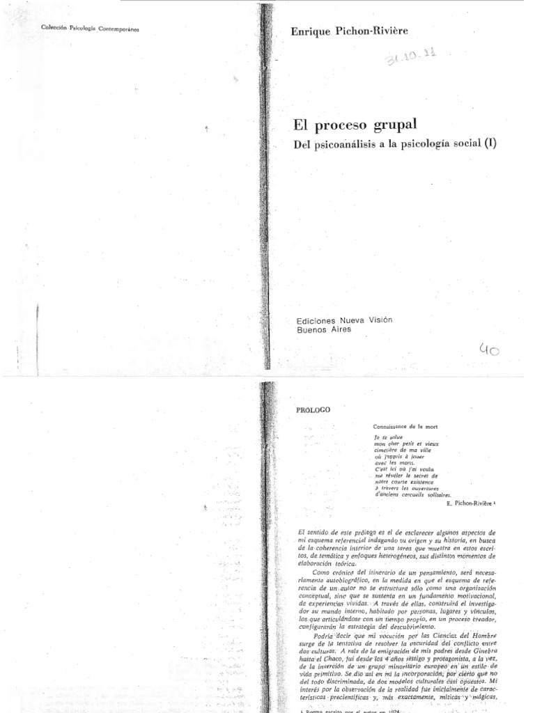 El Proceso Grupal-Pichon Riviere-2 | PDF